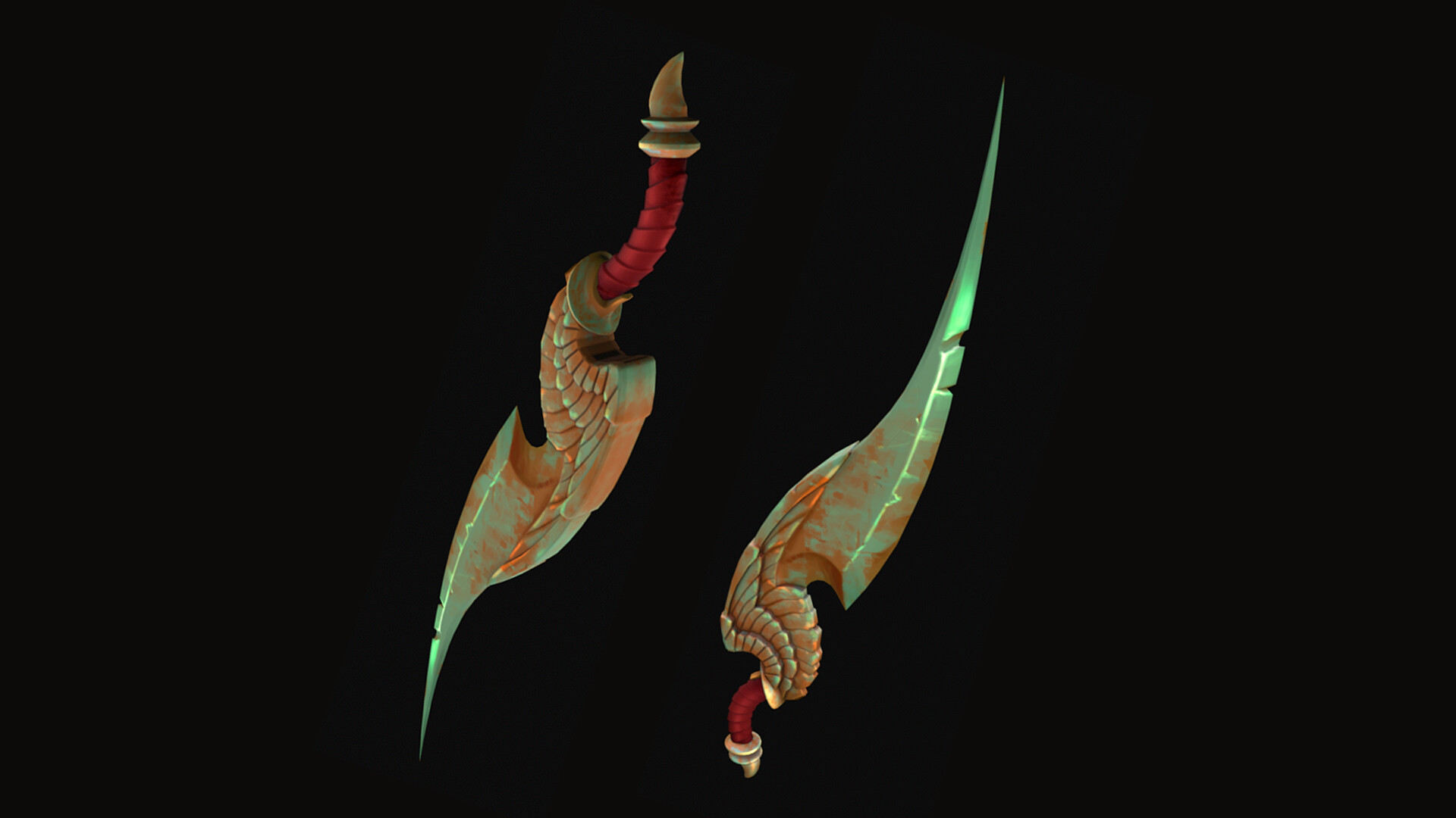 ArtStation - Stylized 3D Game Prop - Wing Sword