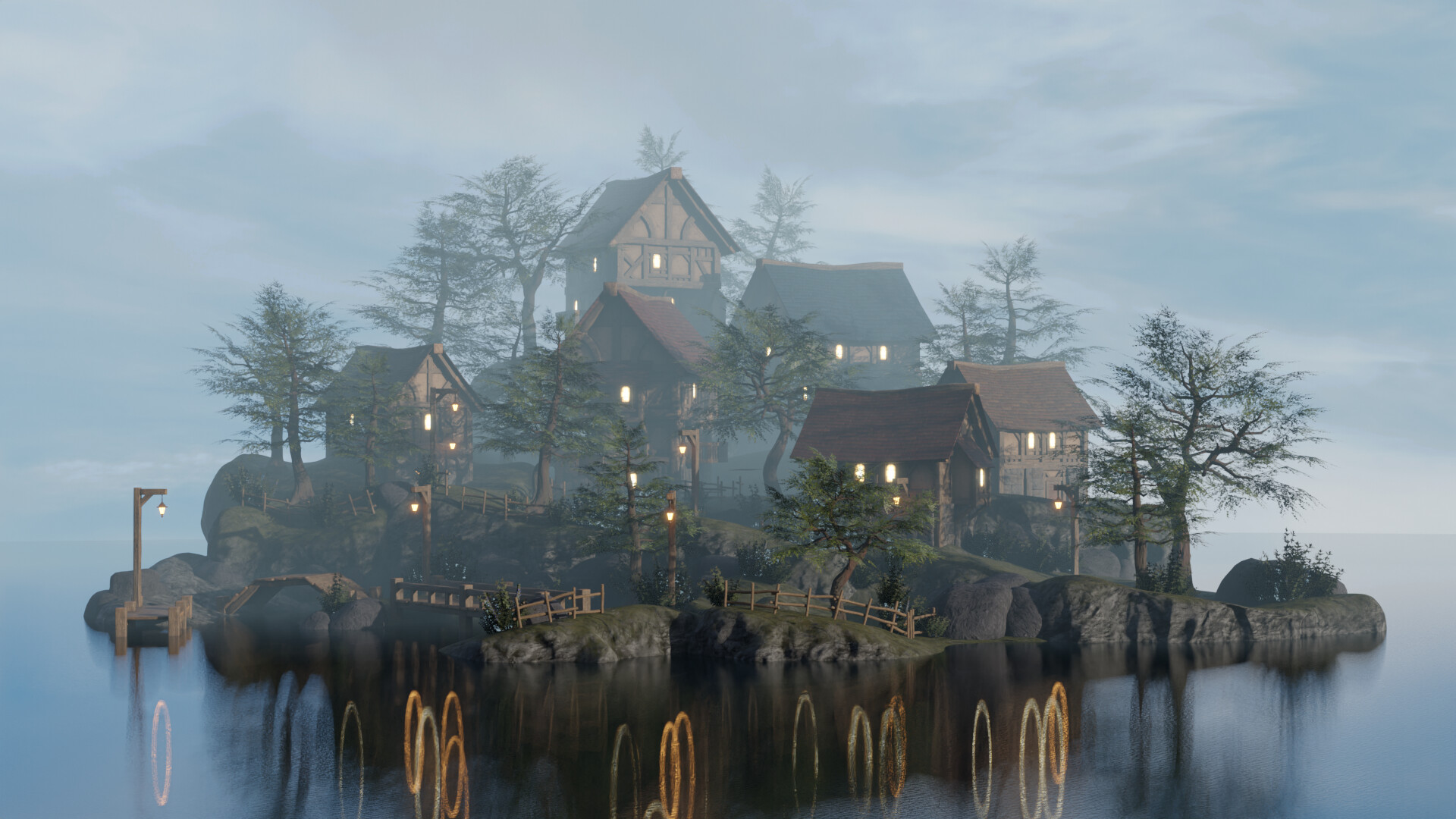ArtStation - Modular Assets Pack - Medieval Island Village