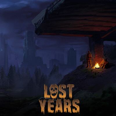 ArtStation - Post Apocalyptic Landscape Illustration - Lost Years