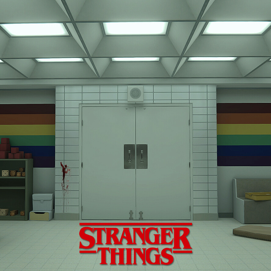 ArtStation - Stranger Things - Rainbow Room VR Experience