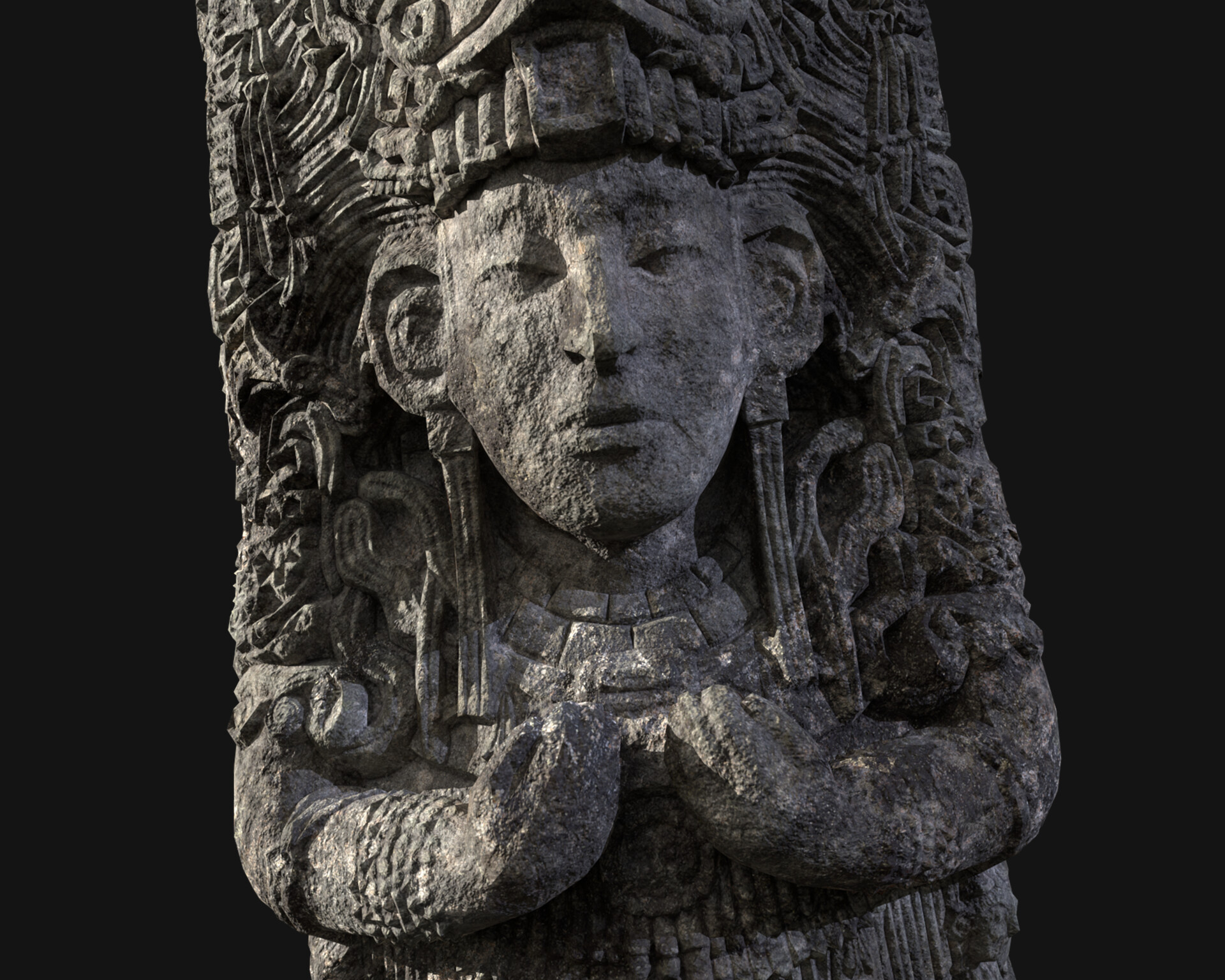 ArtStation - Ancient Mayan Statue