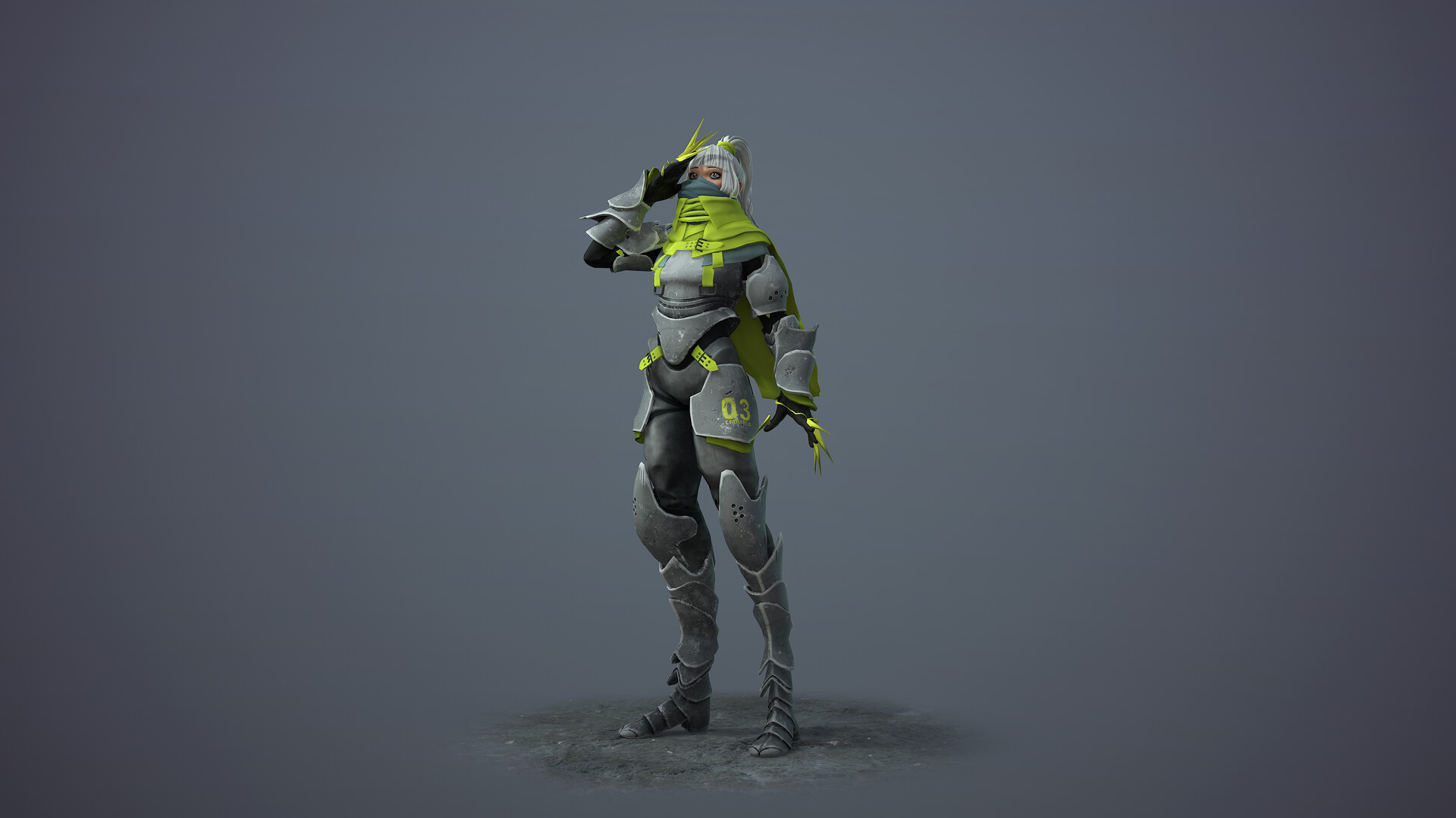 ArtStation - Tech plate armored assassin