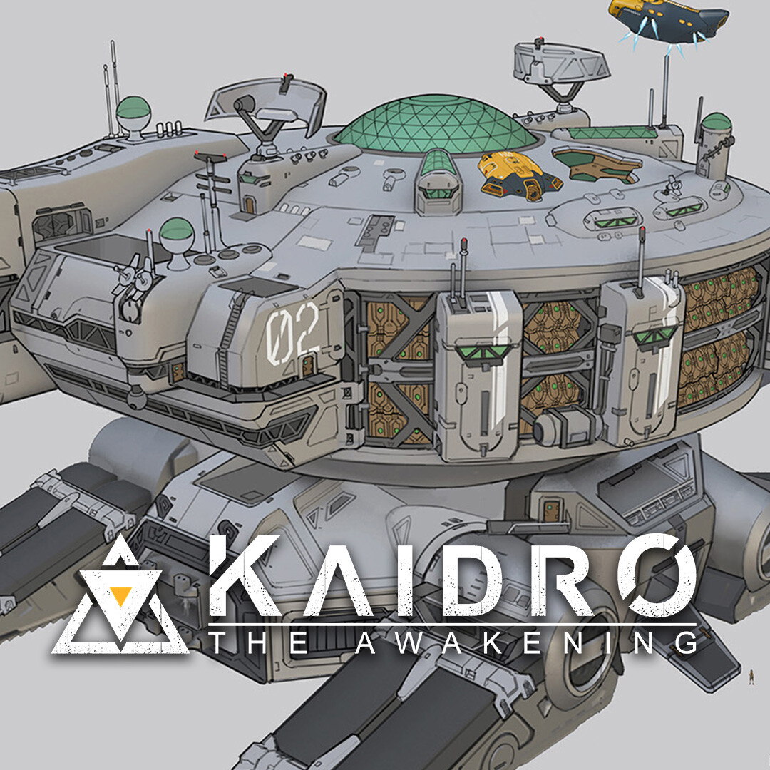 ArtStation - Kaidro: The Awakening // Contractor Habitat Ship