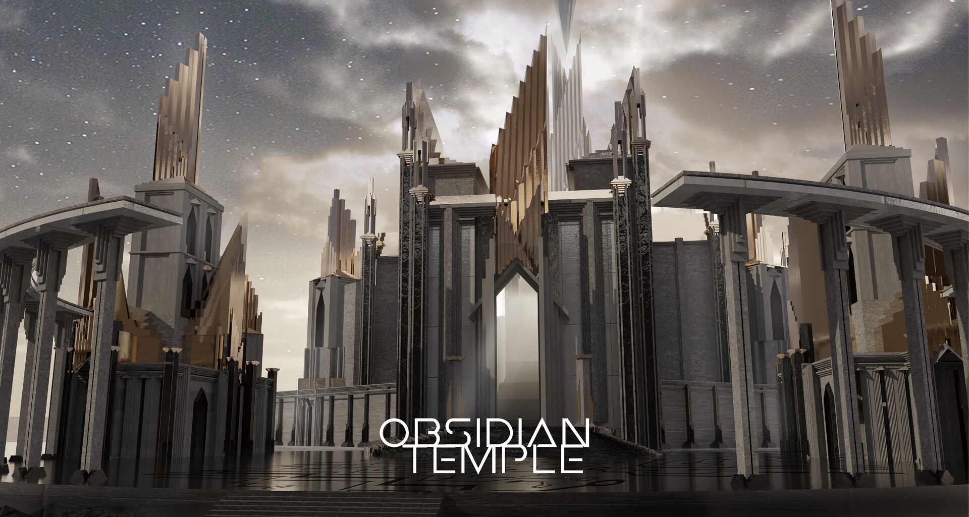 ArtStation - Obsidian Temple: Main Hall