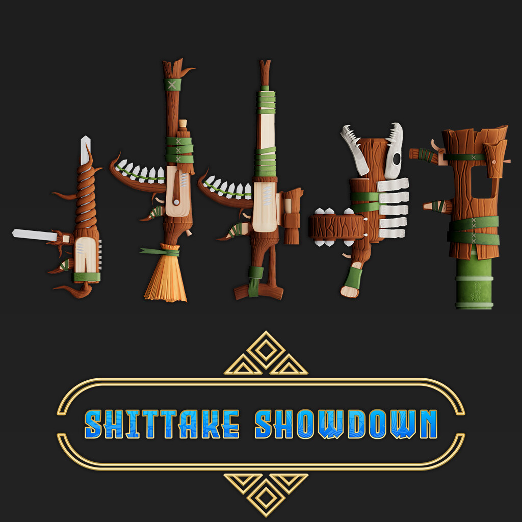 ArtStation - Nature Style Weapon