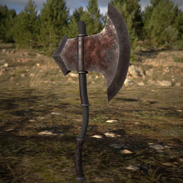 ArtStation - Stylized Axe (Texture Only)