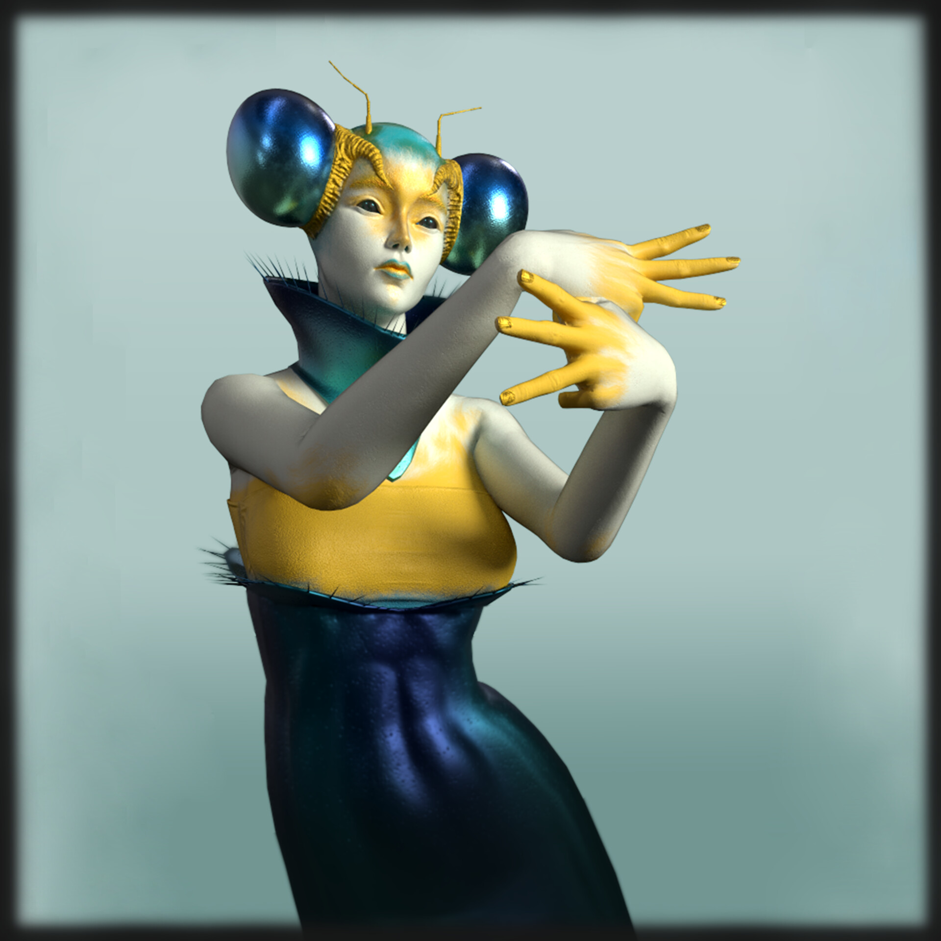 ArtStation - Firefly girl