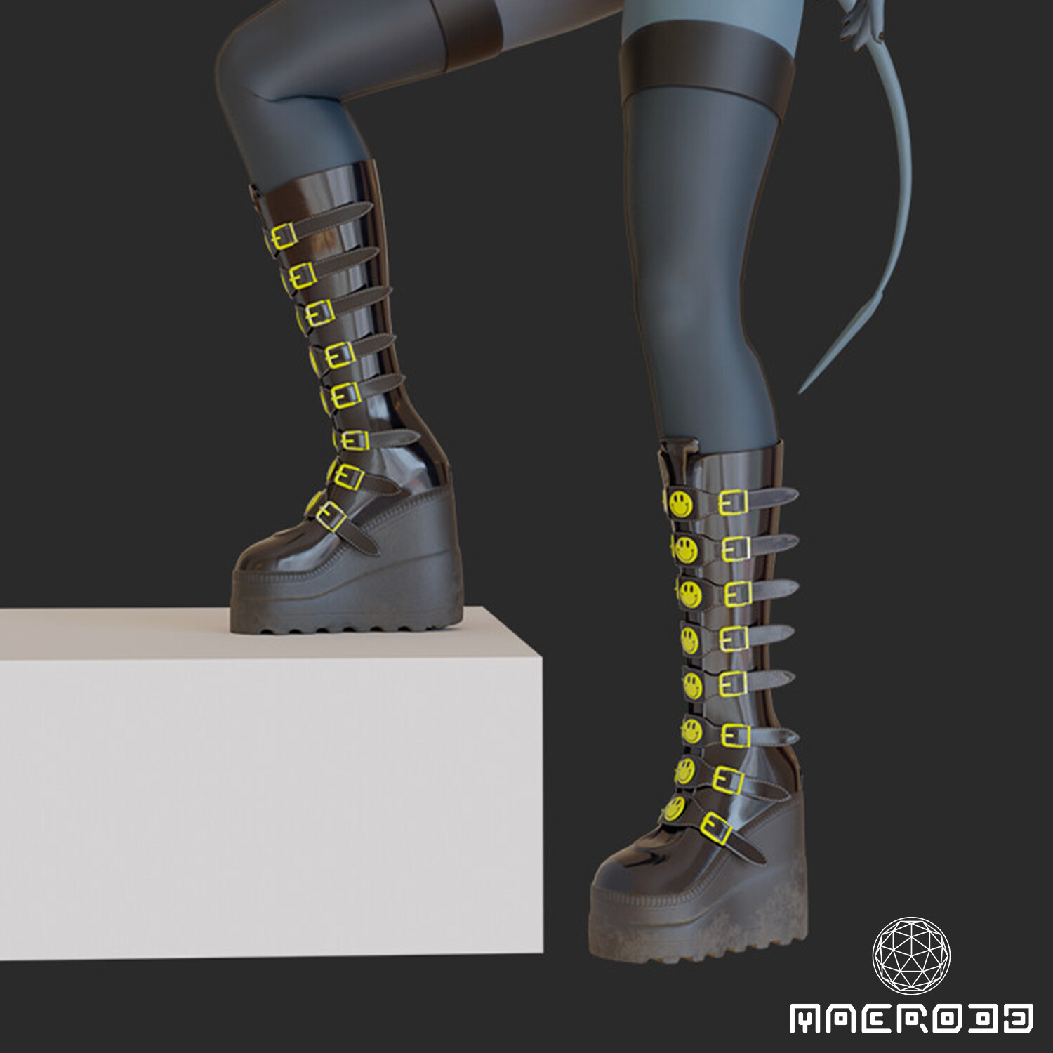 ArtStation - Gothic boots