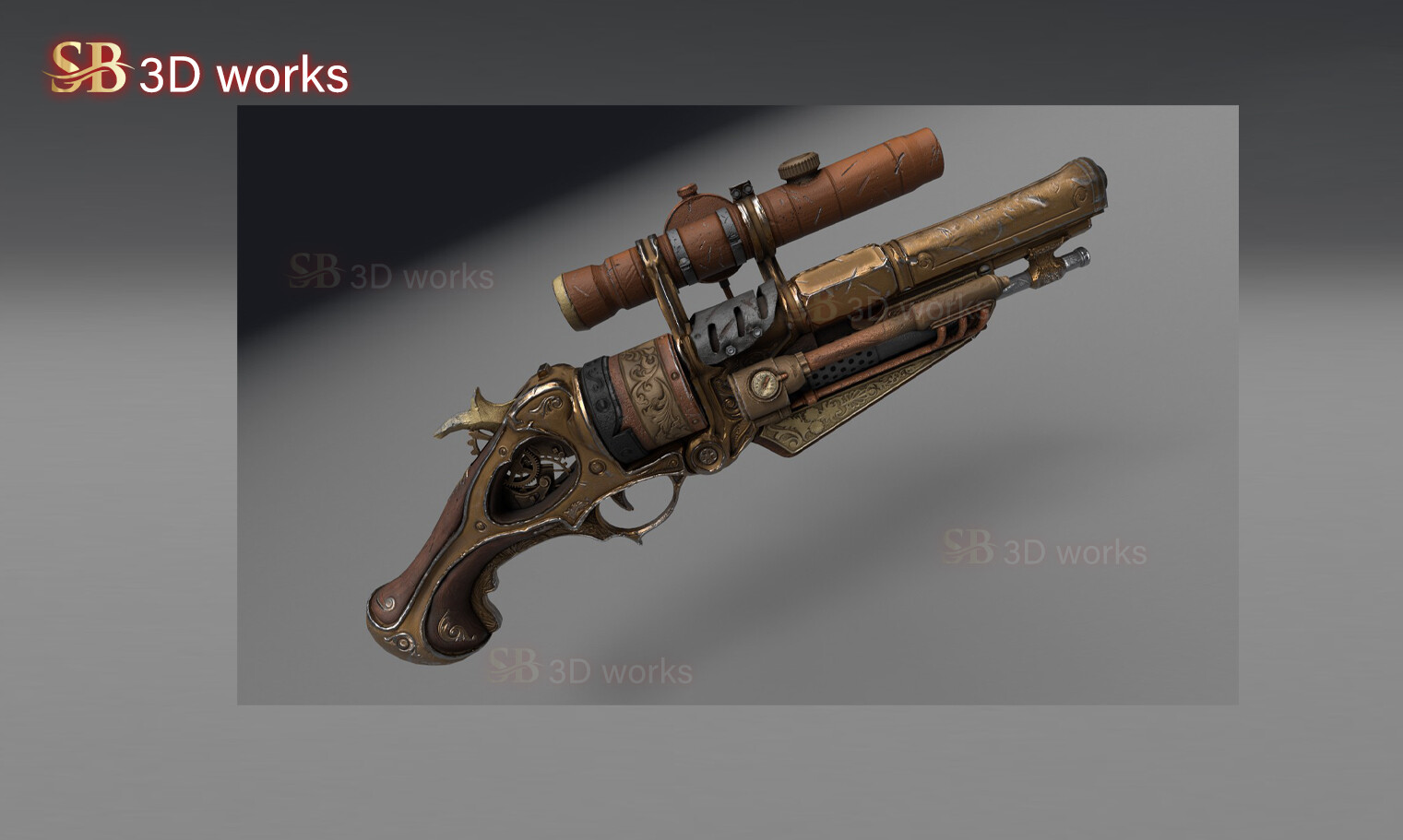 ArtStation - Steampunk Gun - The Heist