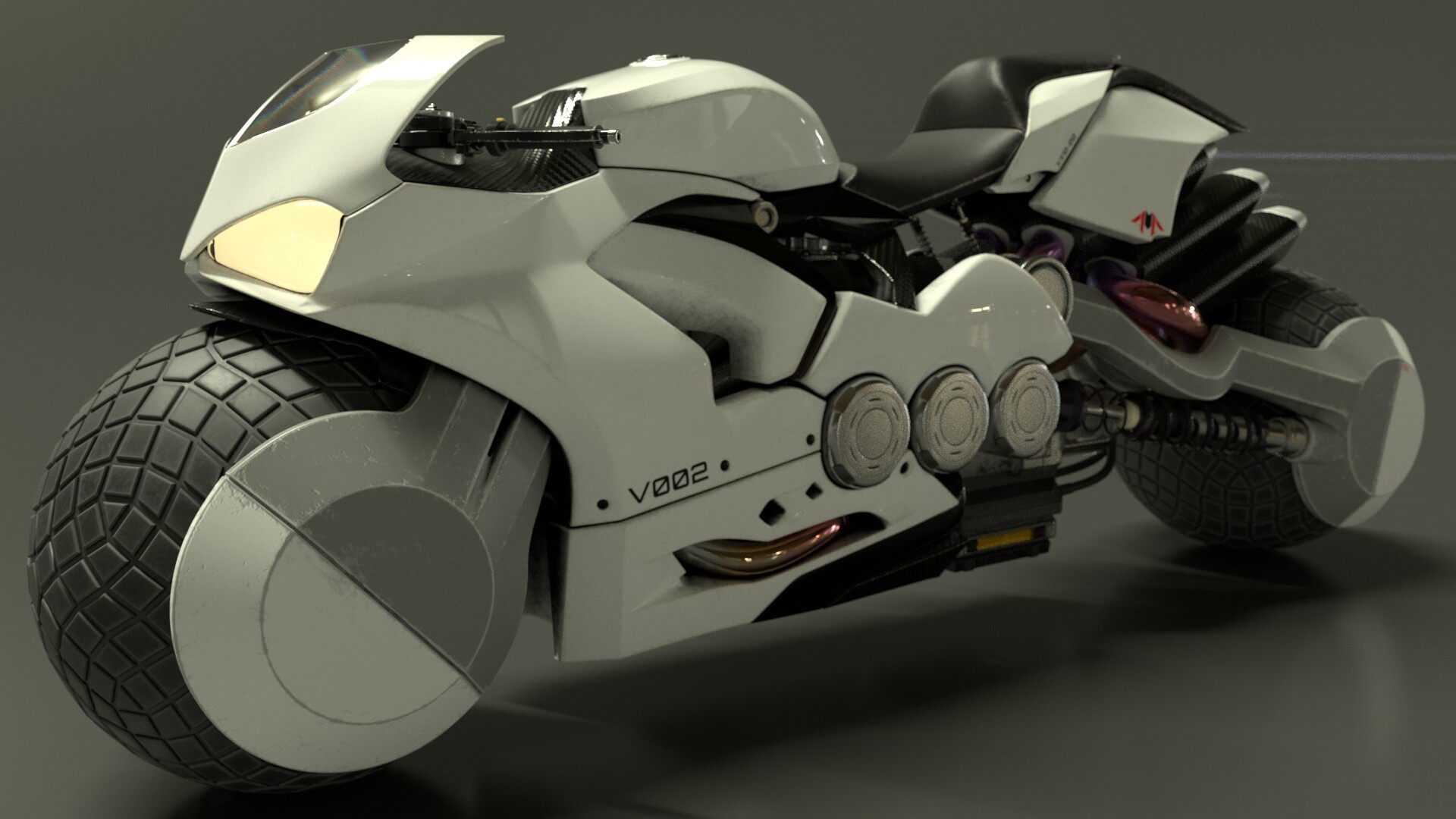 ArtStation - Cyberpunk Motorcycle Concept 002