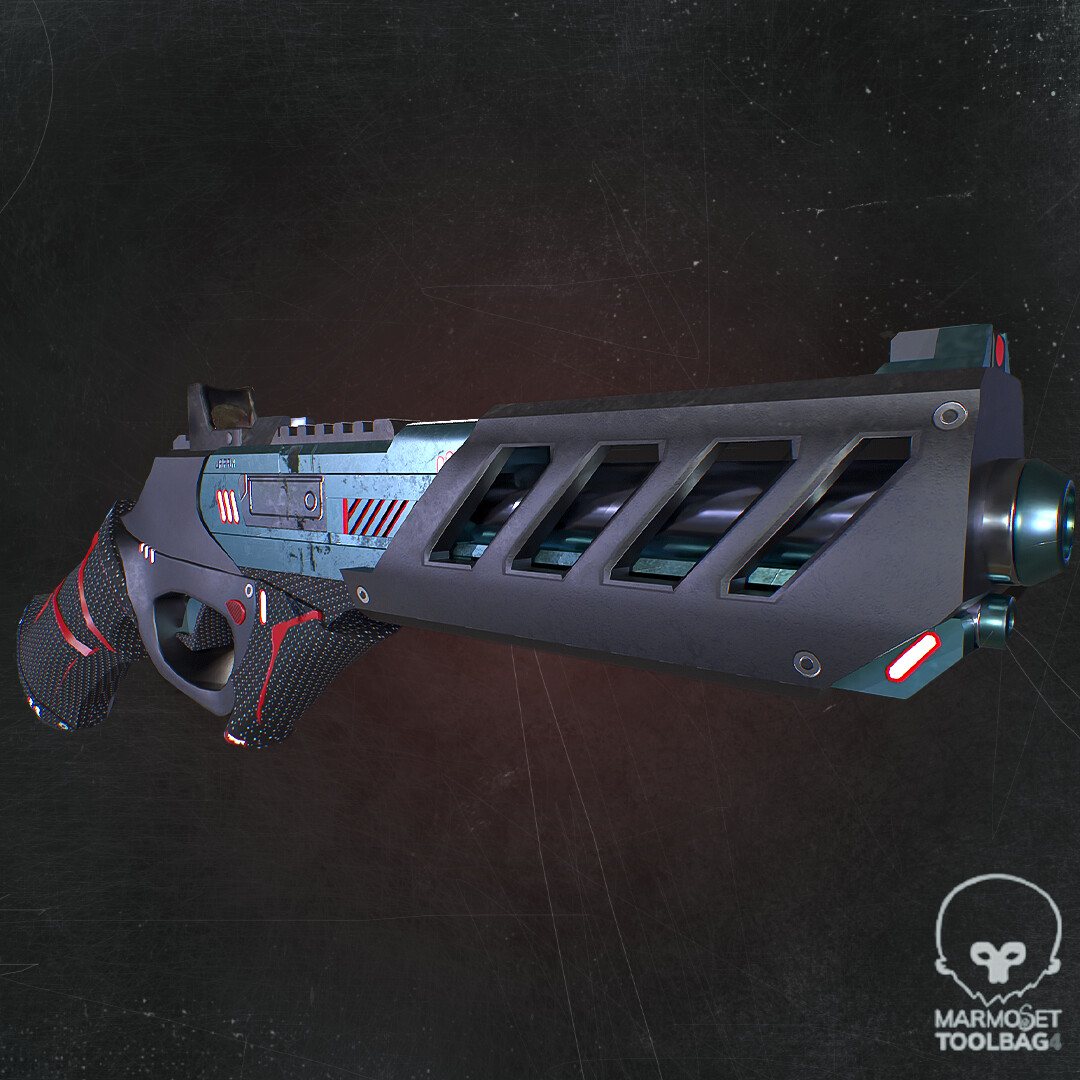 ArtStation - Futuristic Flintlock Pistol