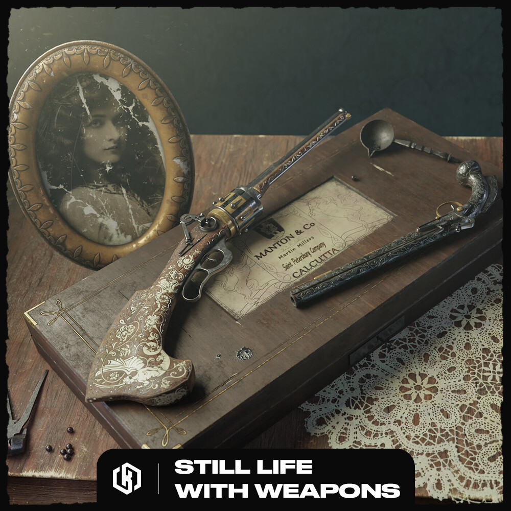 ArtStation - Still life with weapons