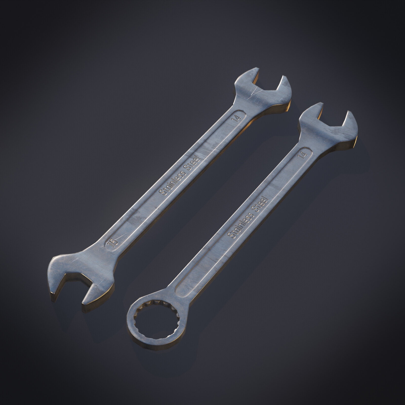 ArtStation - Stainless Steel Wrench Tool