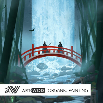 ArtStation - Duel at the Mist Bridge