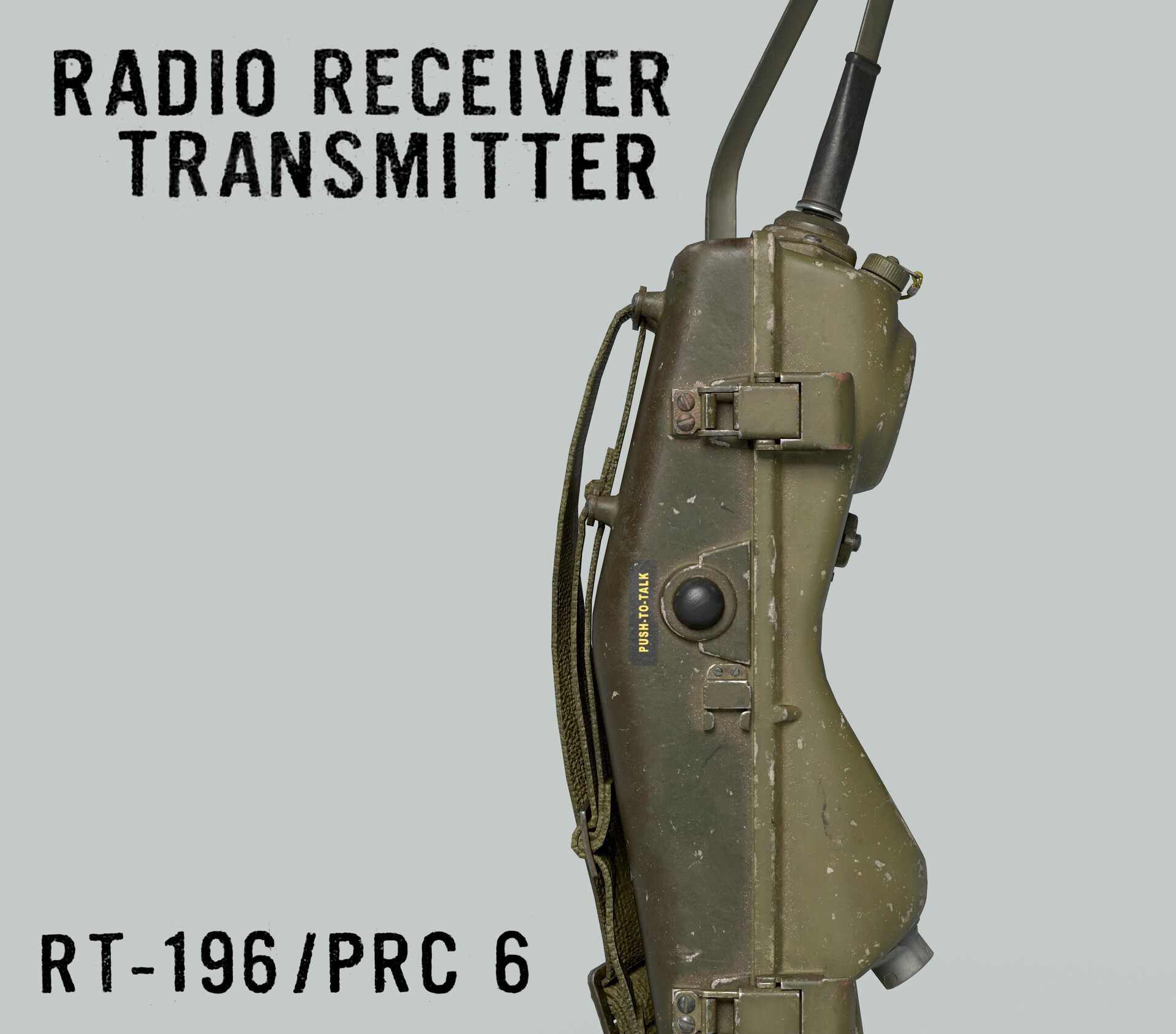 ArtStation - PRC6 Radio