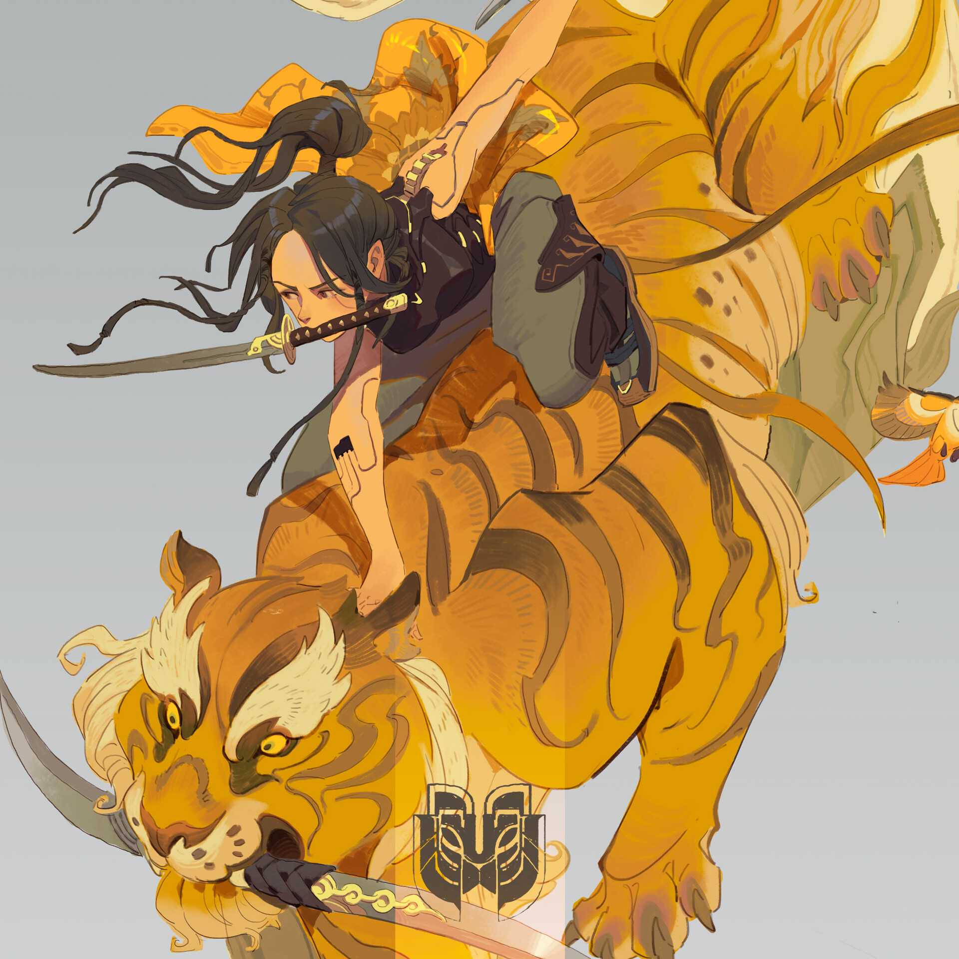 ArtStation - Painting Tiger Clan