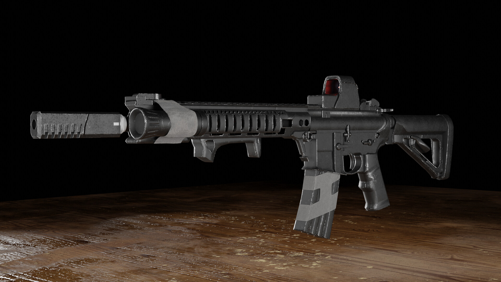 ArtStation - M4A1 with Attachments