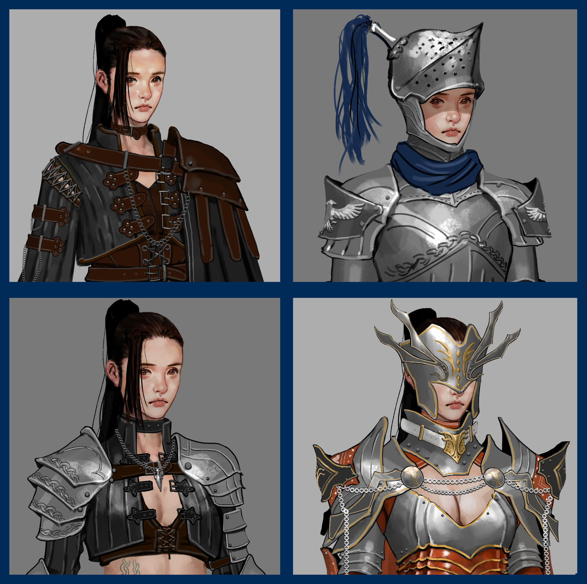 ArtStation - knight rough variation