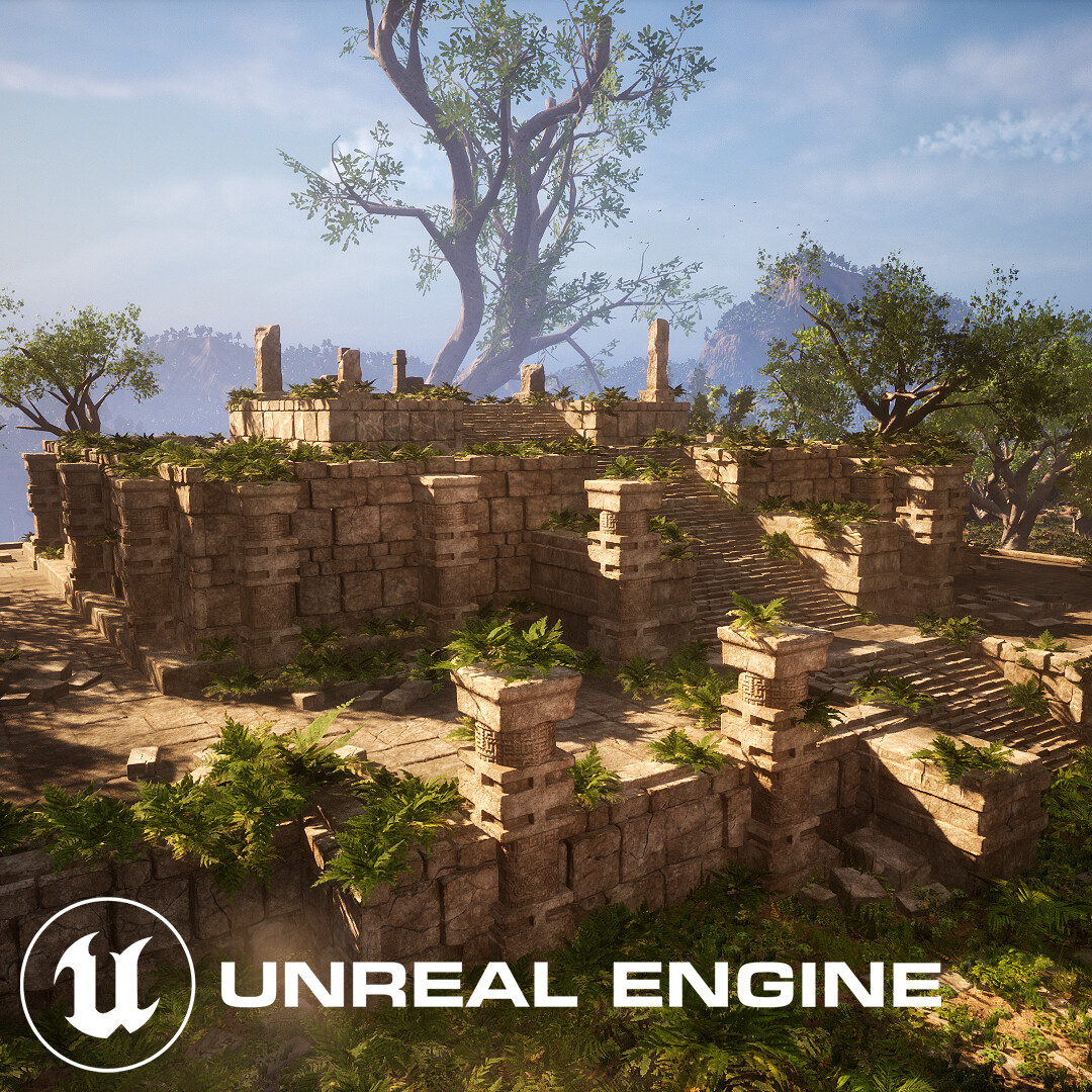 ArtStation - Ancient Jungle Ruins