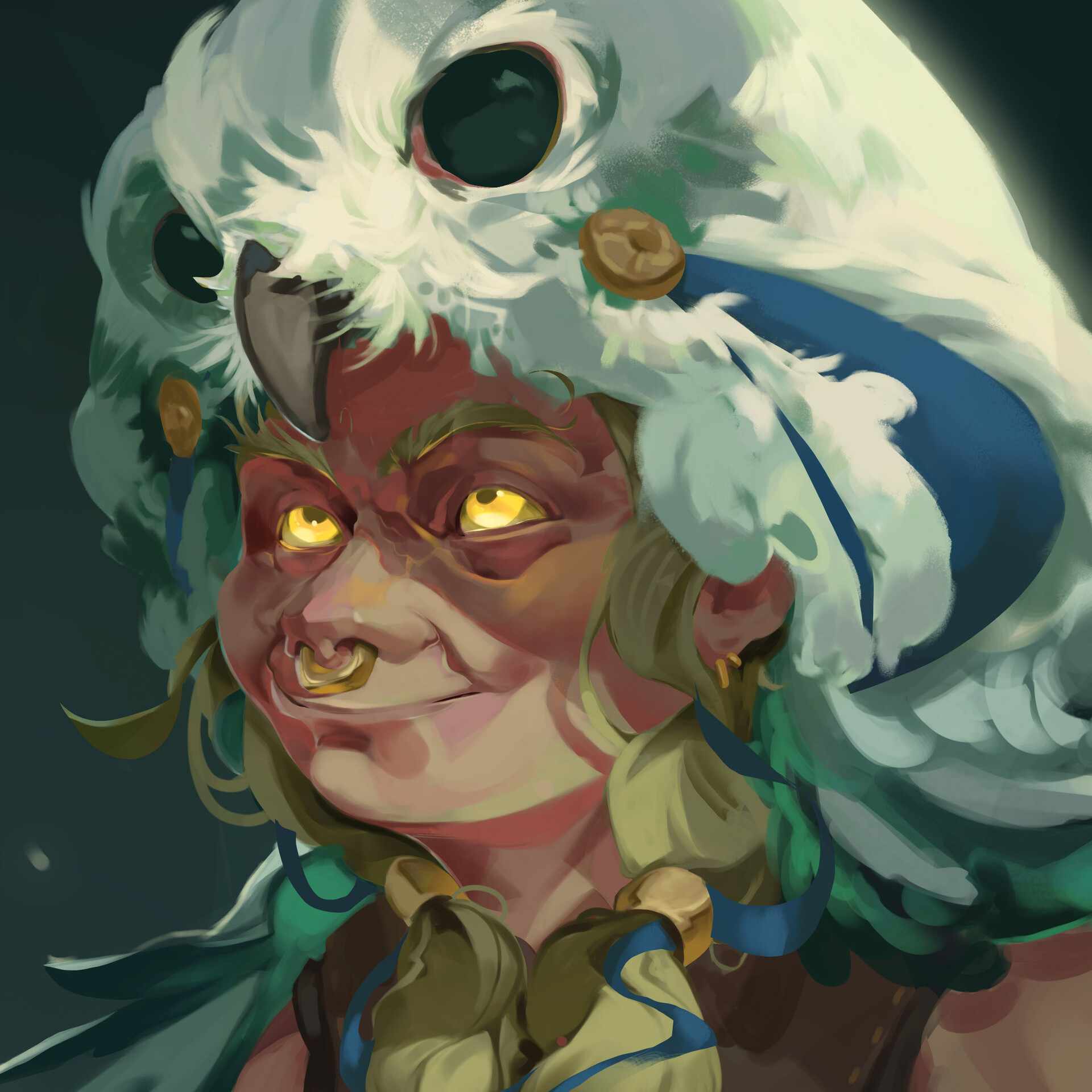 ArtStation - Owly Shit - NÏU, A Strange and Wild Dwarf