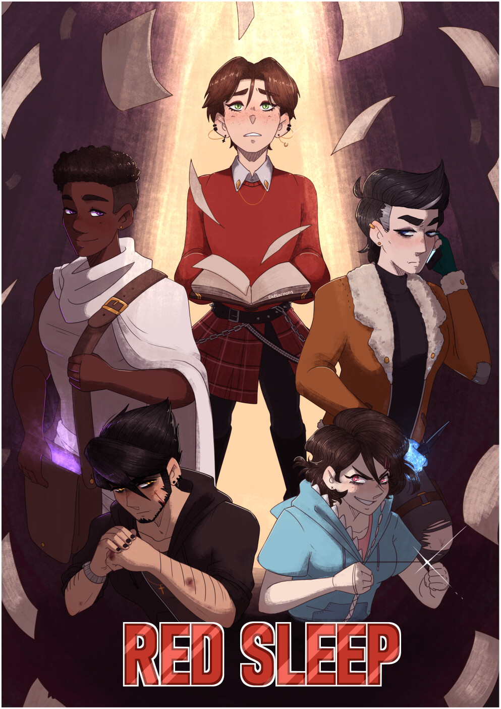 ArtStation - Red Sleep Posters (ART302) VISUAL DEVELOPMENT