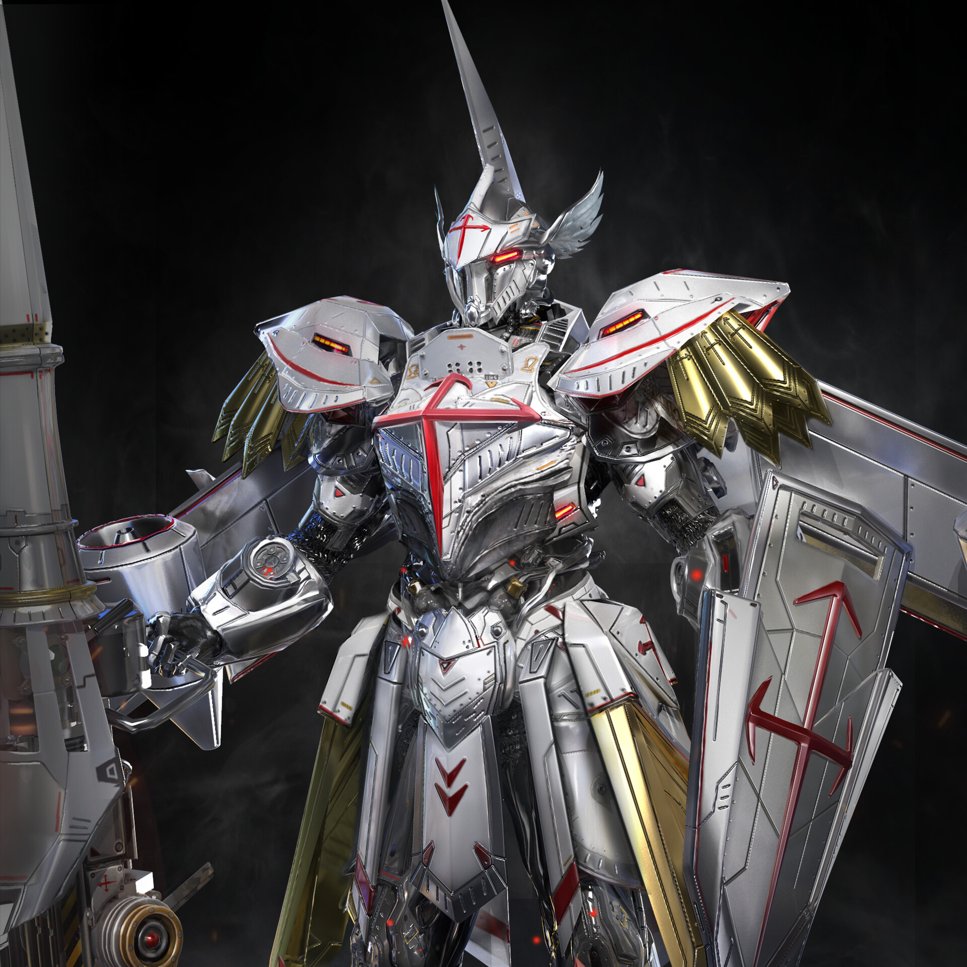 ArtStation - Air Paladin 3D Artwork design