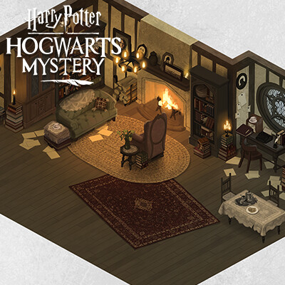 ArtStation - Bathilda Bagshot's House