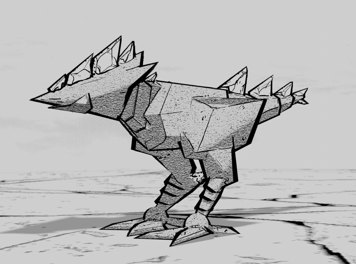 ArtStation - Stompy 3D Manga Spin