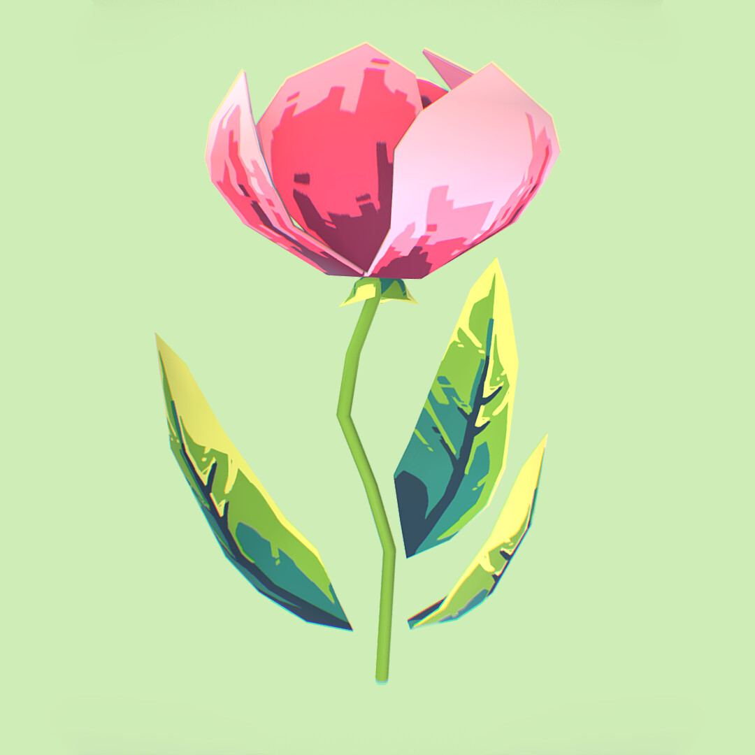ArtStation - Stylized Flower