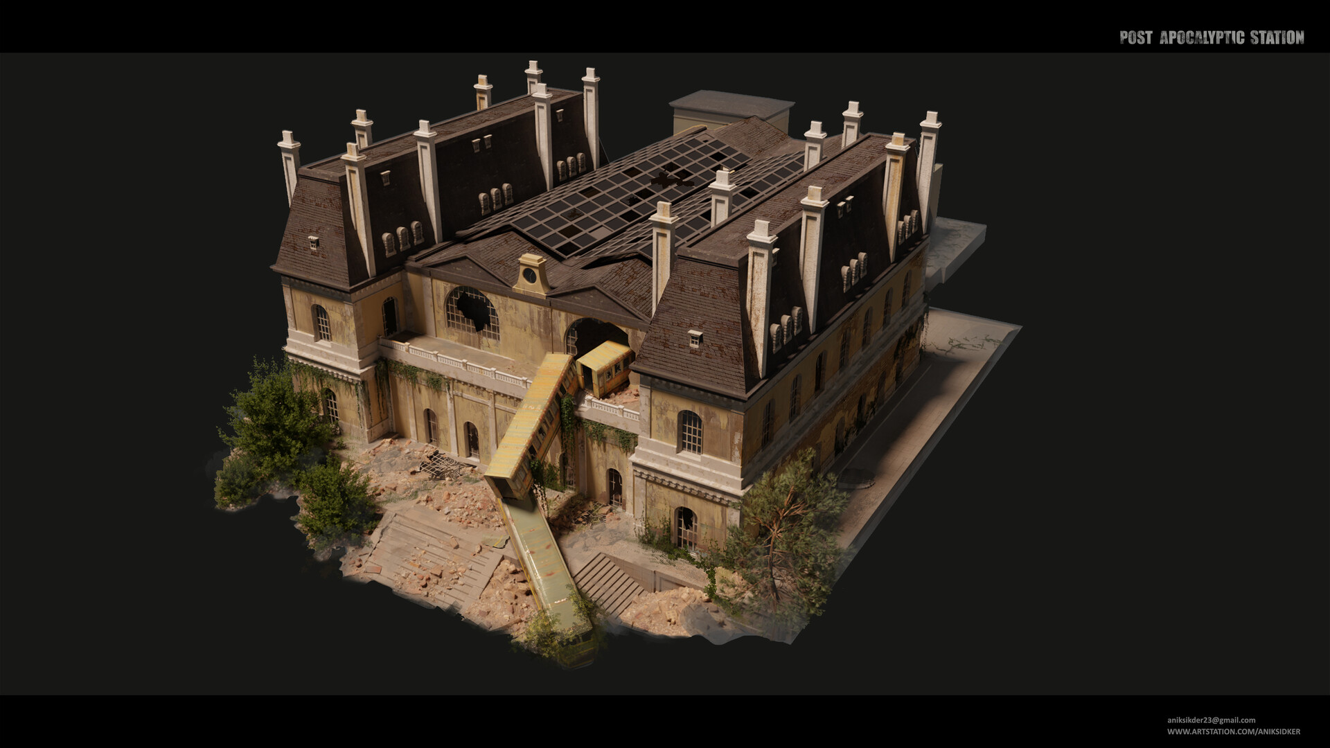 ArtStation - Post Apocalyptic Architecture