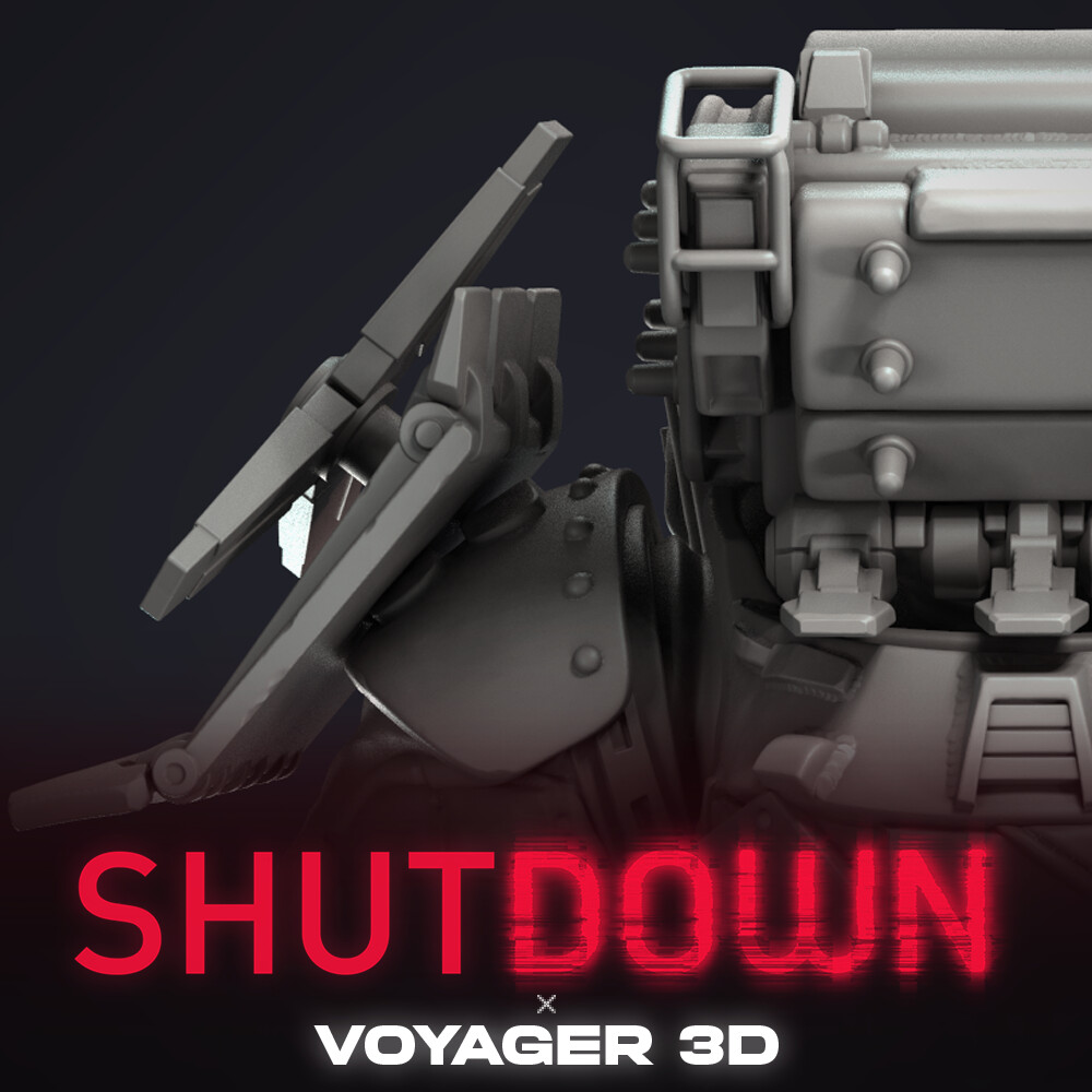 ArtStation - MONGREL - SHUTDOWN X Voyager 3D