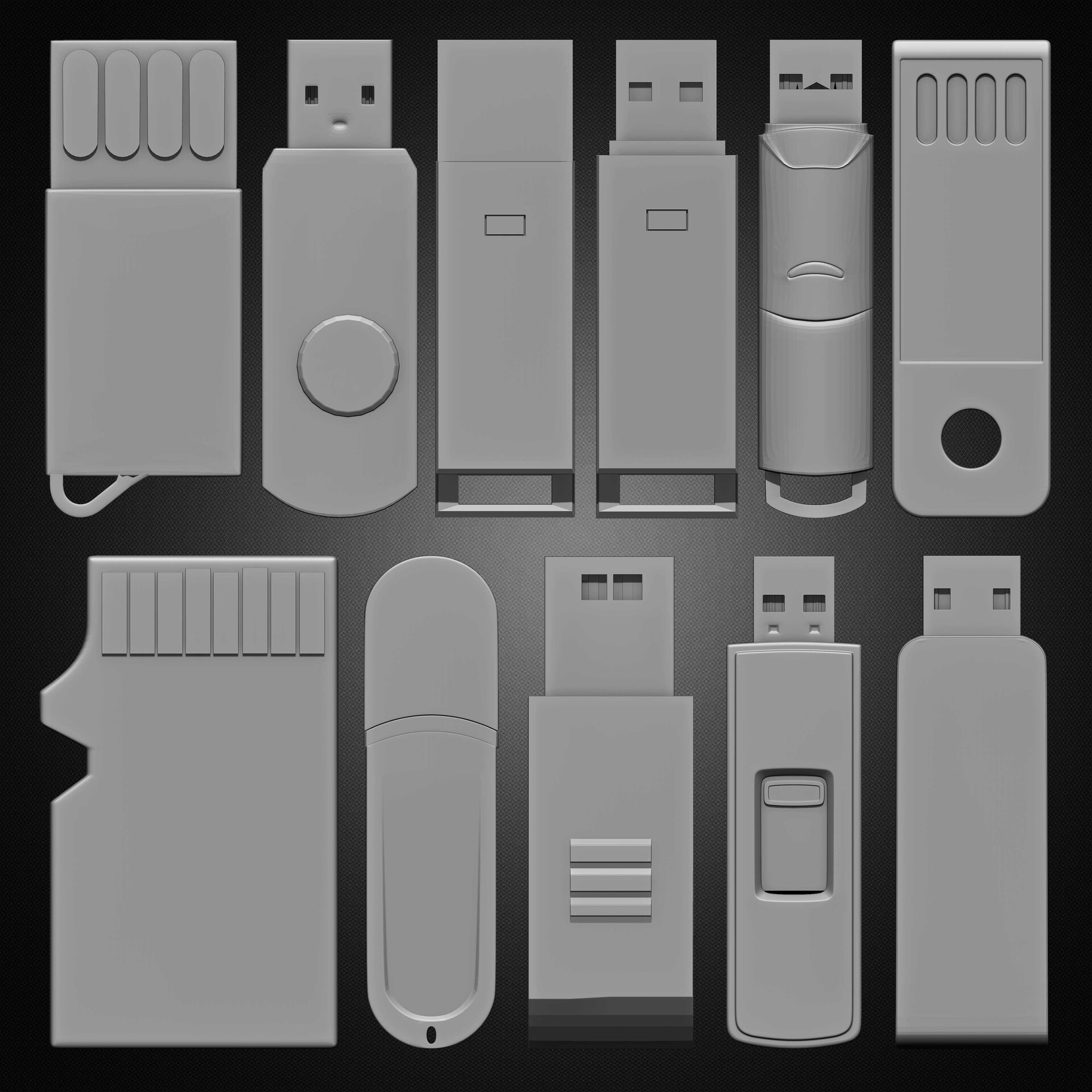 ArtStation - Tech Props Kitbash