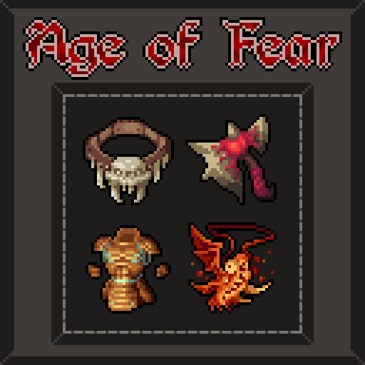ArtStation - Pixel Icons for the Age of Fear series.
