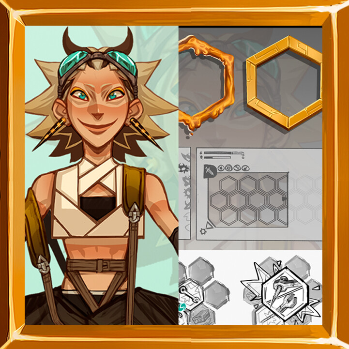 ArtStation - Bee character. Concept and Exploration.