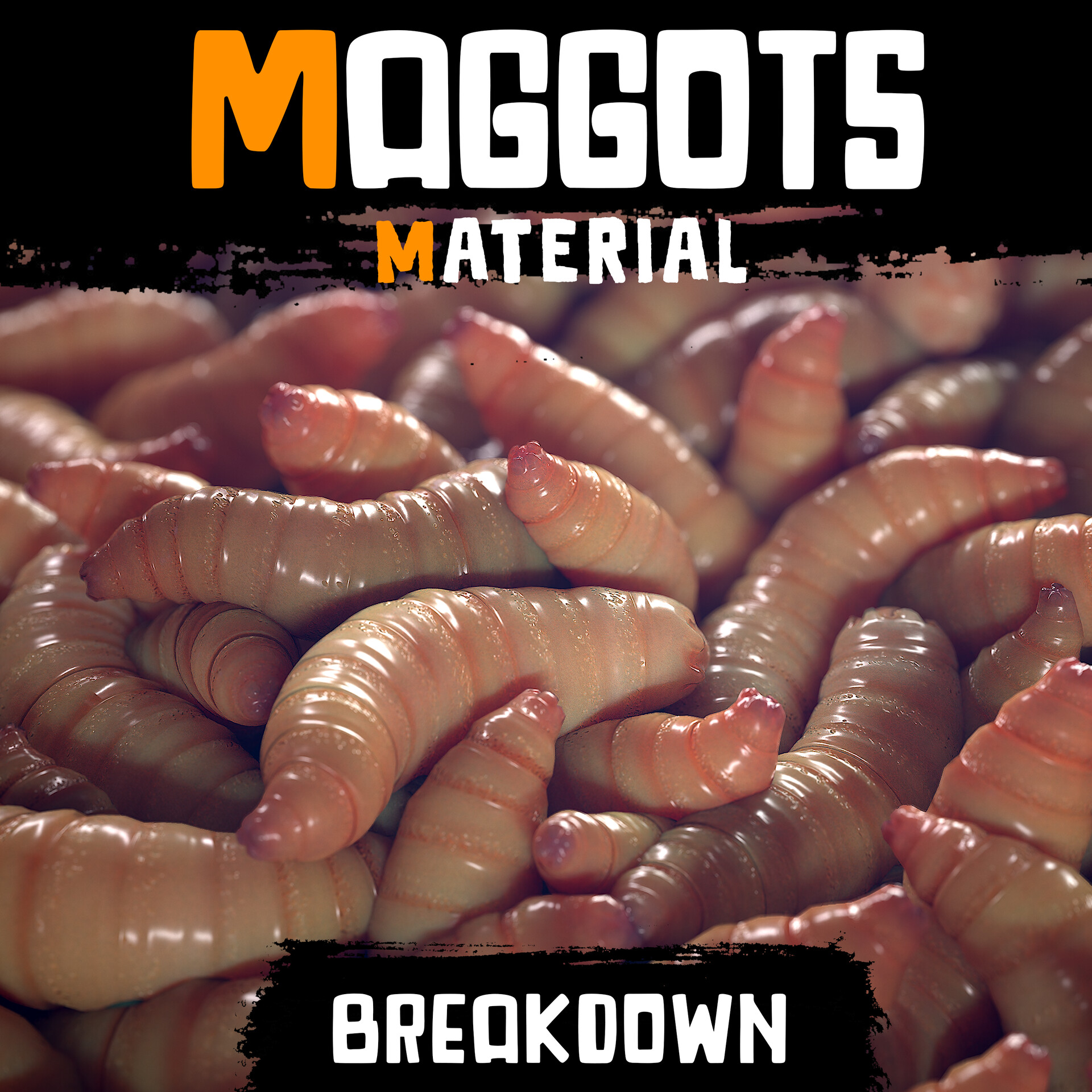 ArtStation - Maggots Animated Material