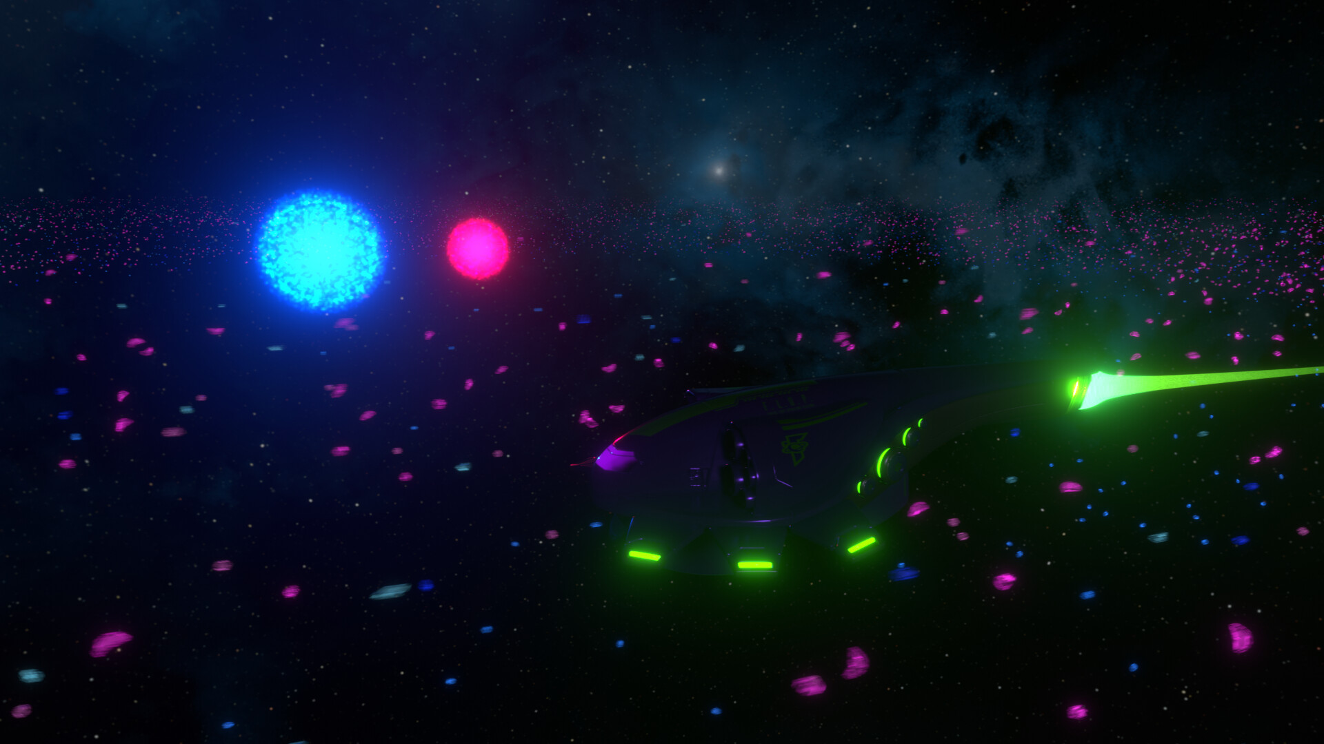 ArtStation - FLOP orbiting binary stars