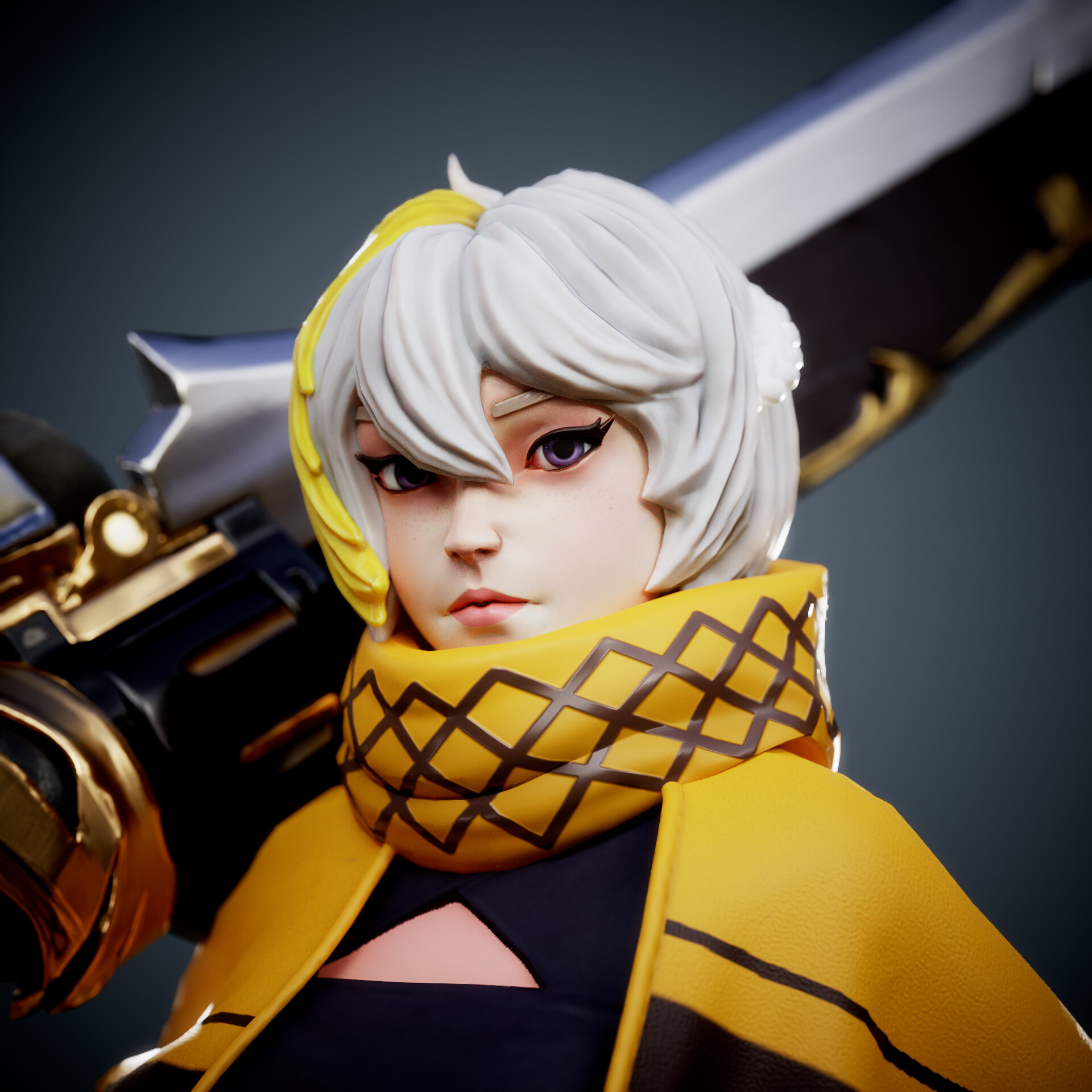 ArtStation - Swordmaster Girl