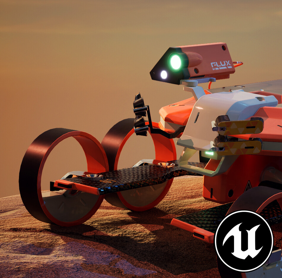 ArtStation - Sci-fi Rover - Hard Surface Modelling