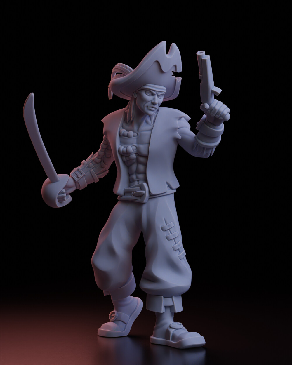 ArtStation - Space Pirate Miniature