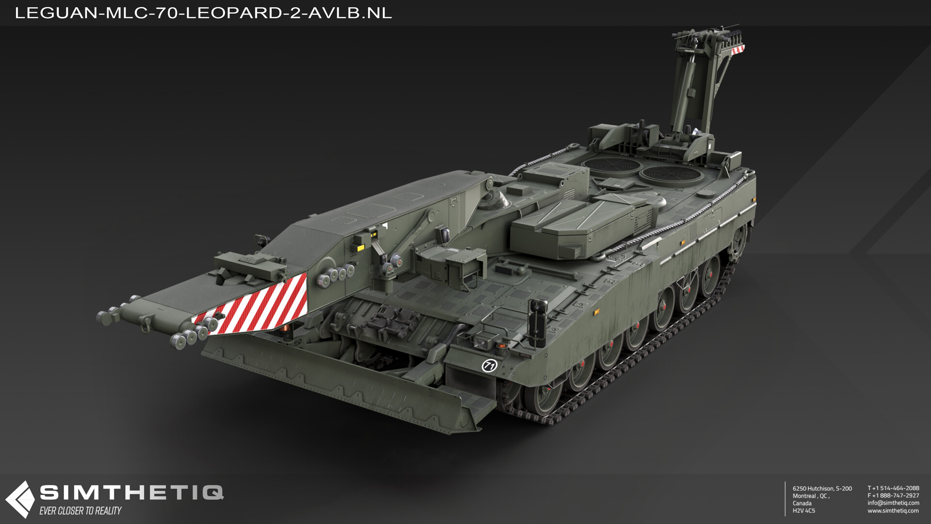 ArtStation - Leguan MLC-70 Leopard-2-AVLB