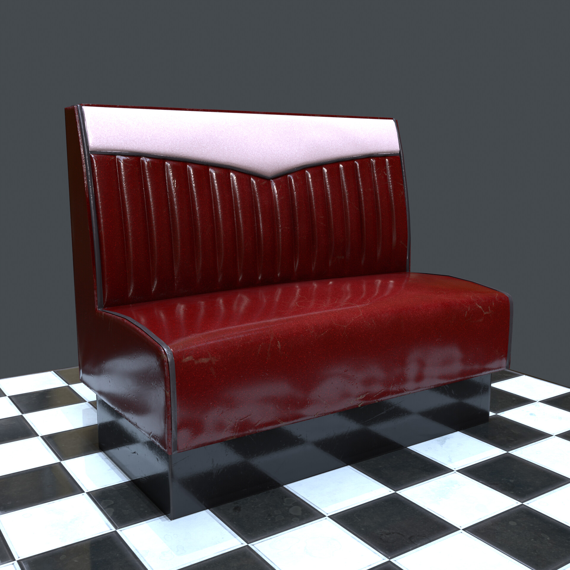 ArtStation - Retro Diner Booth