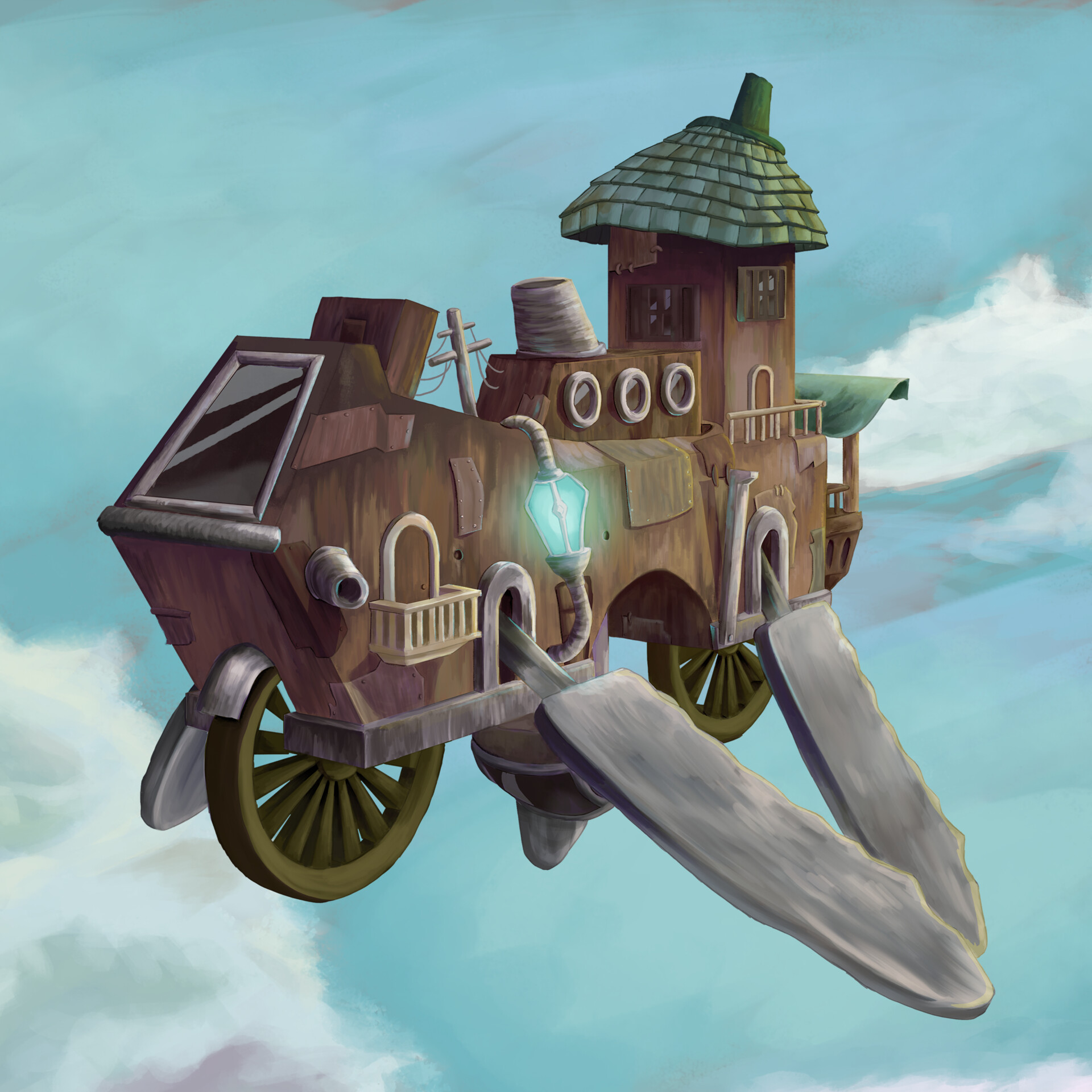 ArtStation - Sophie's flying castle