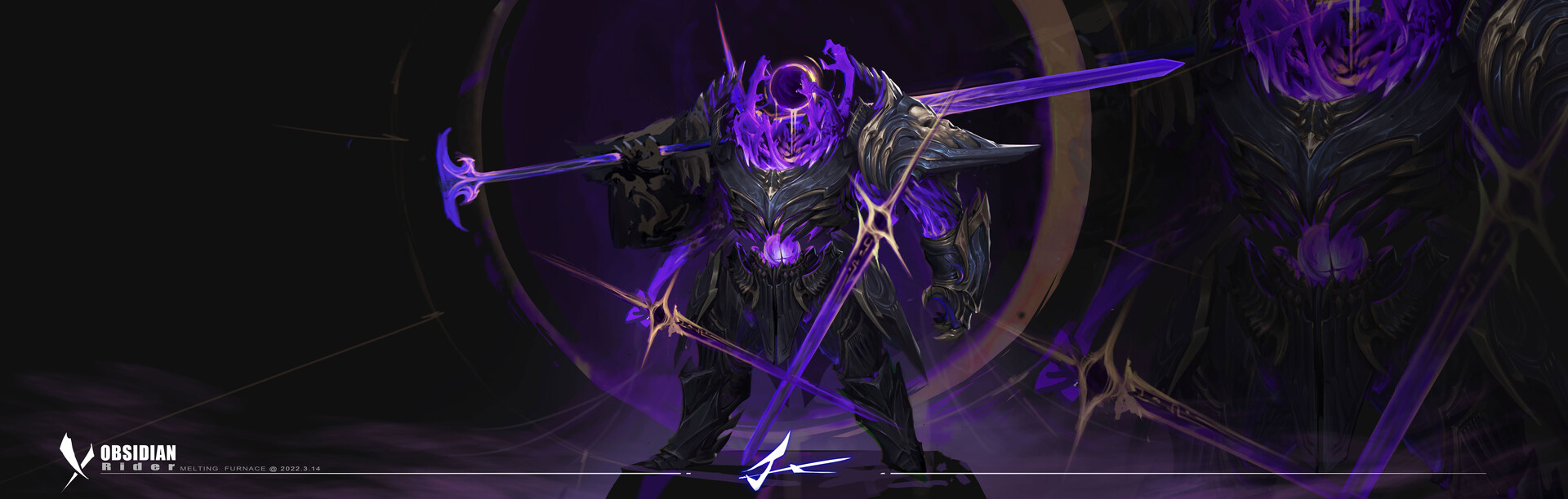 ArtStation - Obsidian Knights 黑曜骑士团--熔炉骑士