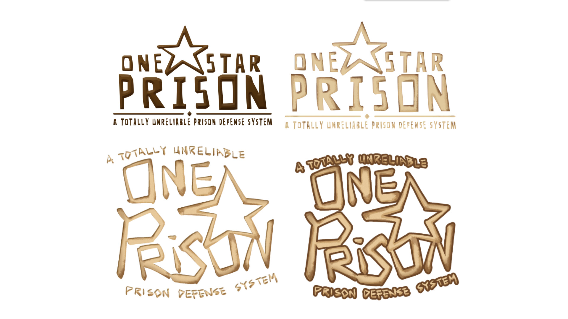 ArtStation - [UI & LOGO] One Star Prison