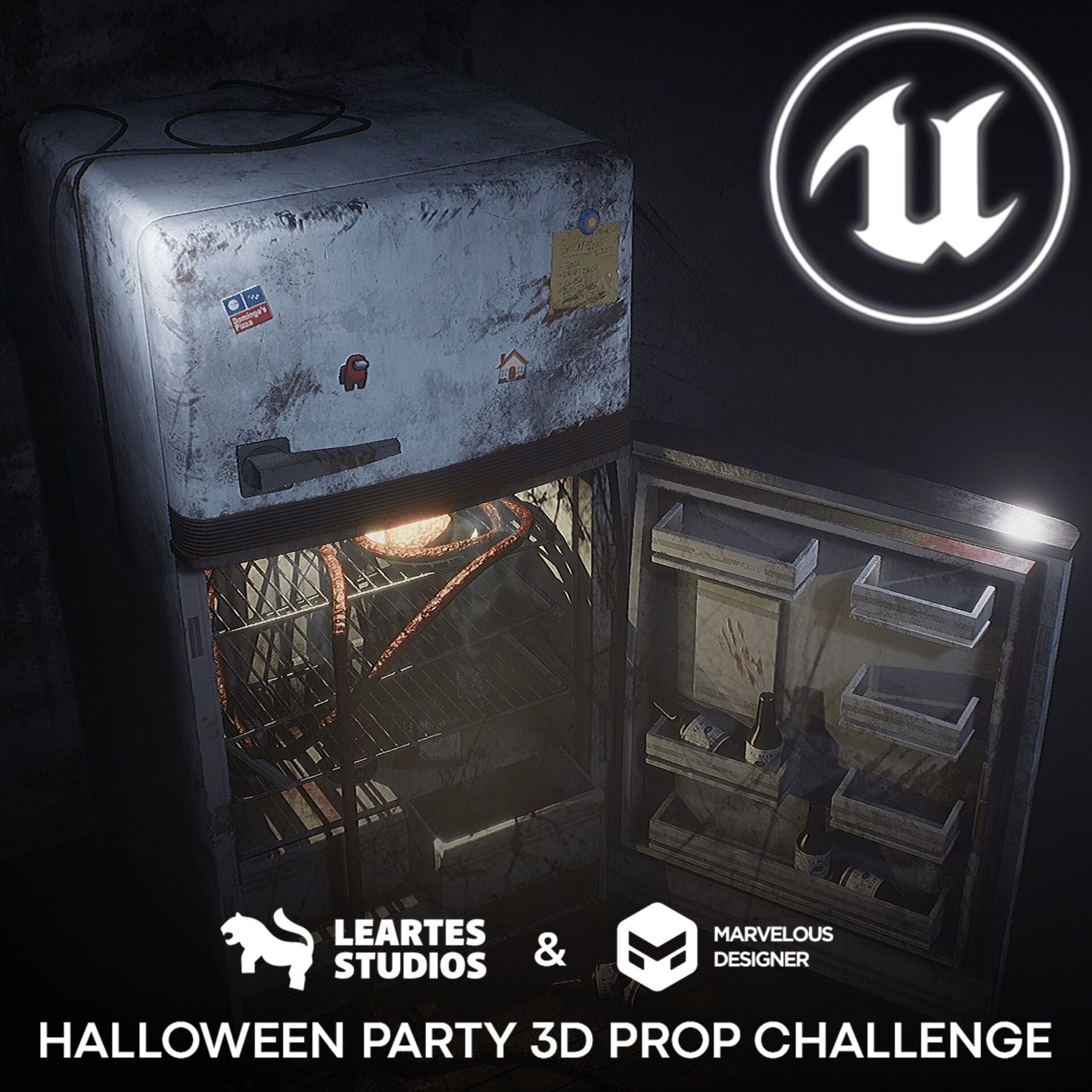 ArtStation - Spooky Fridge
