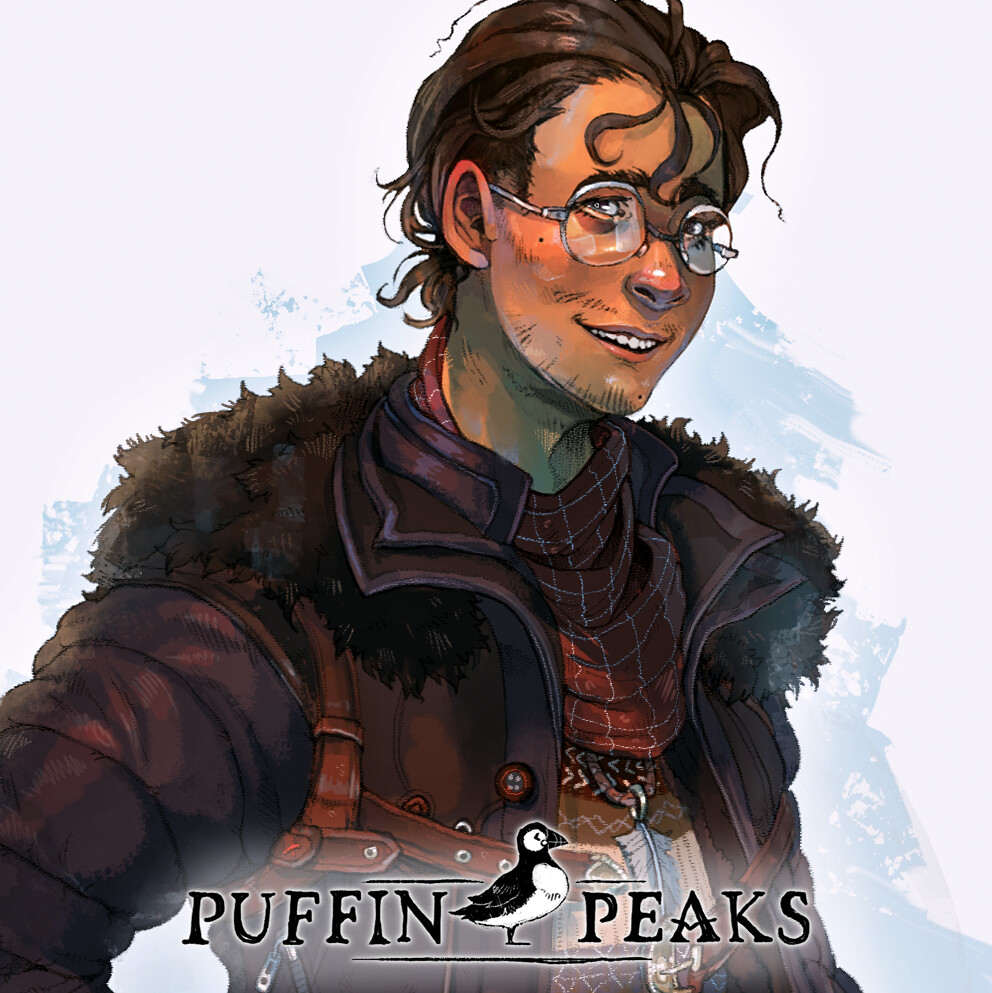 ArtStation - Puffin Peaks: Poe Character Design (+ development)