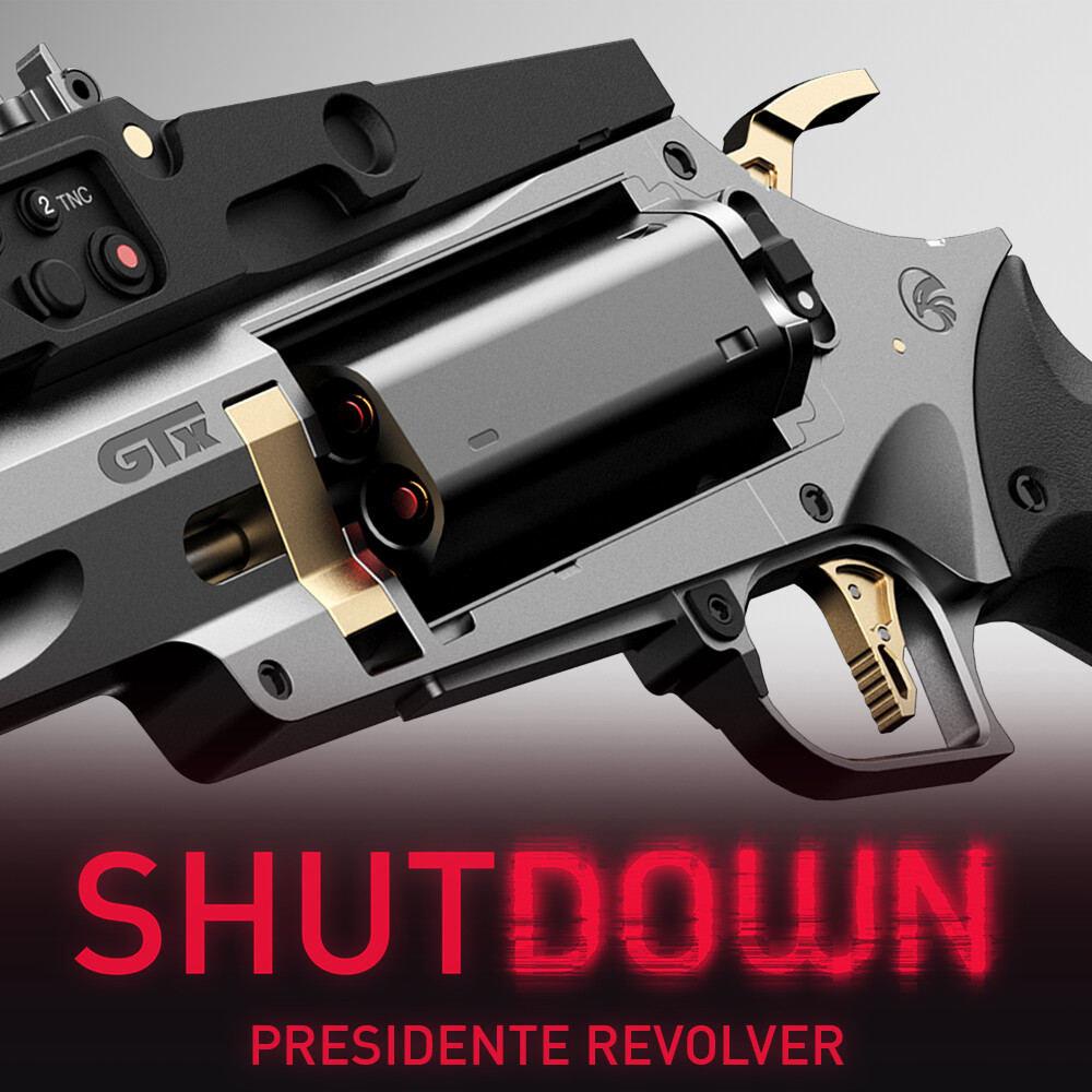 ArtStation - SHUTDOWN - Presidente Revolver