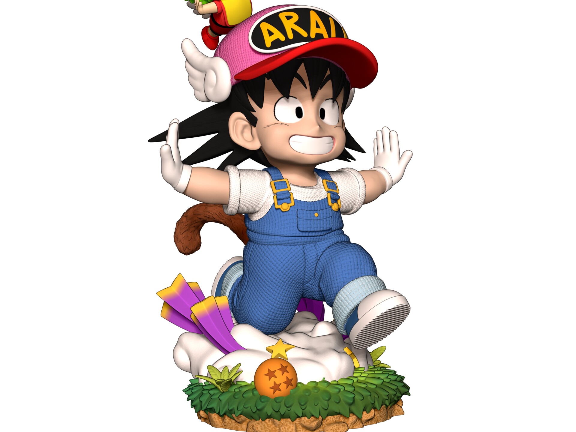 ArtStation - Kid Goku (arale Crossover)