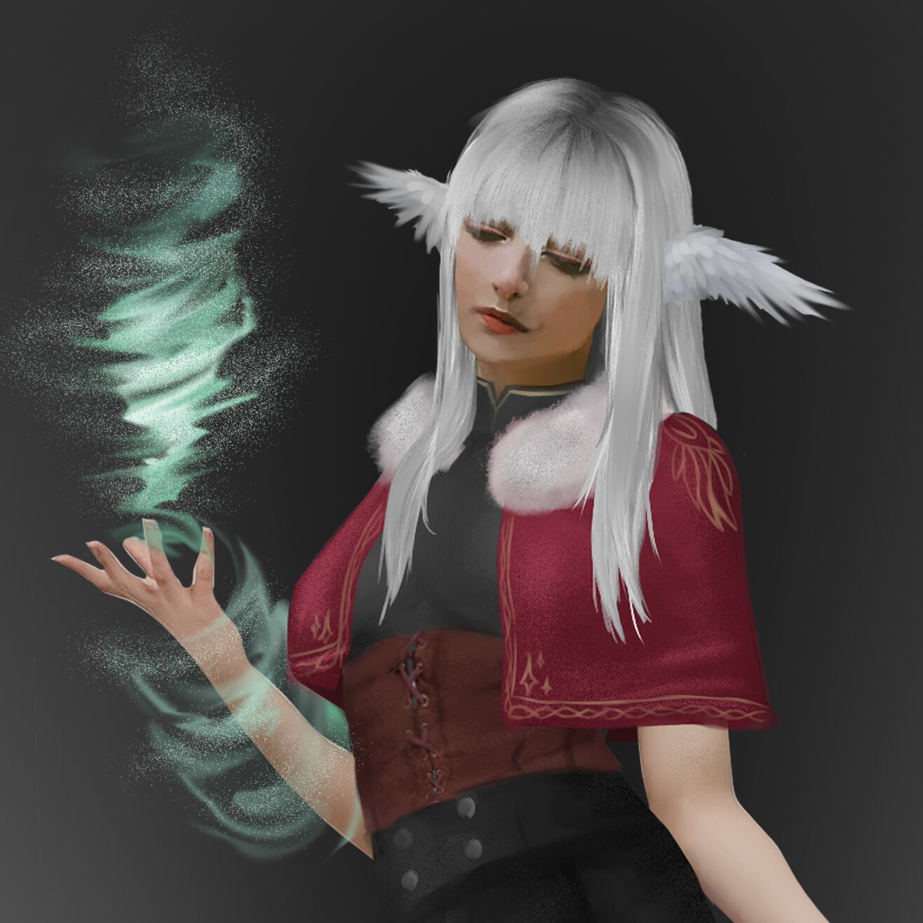 ArtStation - Wind Mage - Personal Project