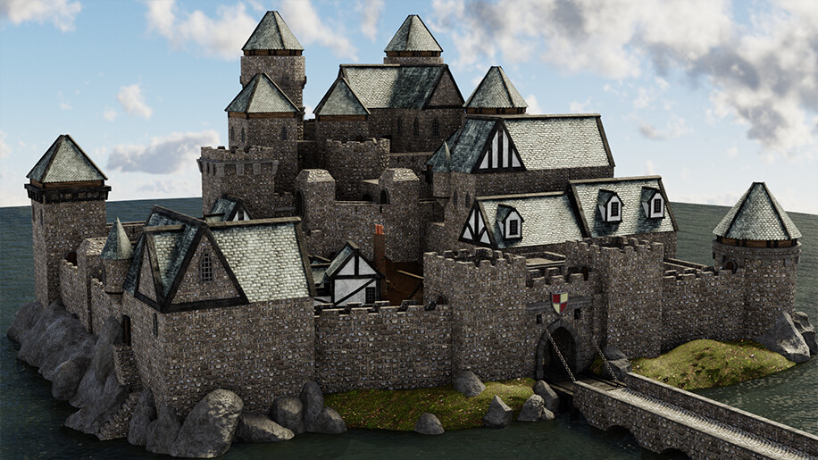 Wingfox workshop - Creating a Modular Kitbash in Blender